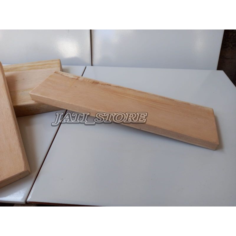 Jual Potongan kayu kecil tebal 1 cm lebar 4 cm bahan kerajinan ...