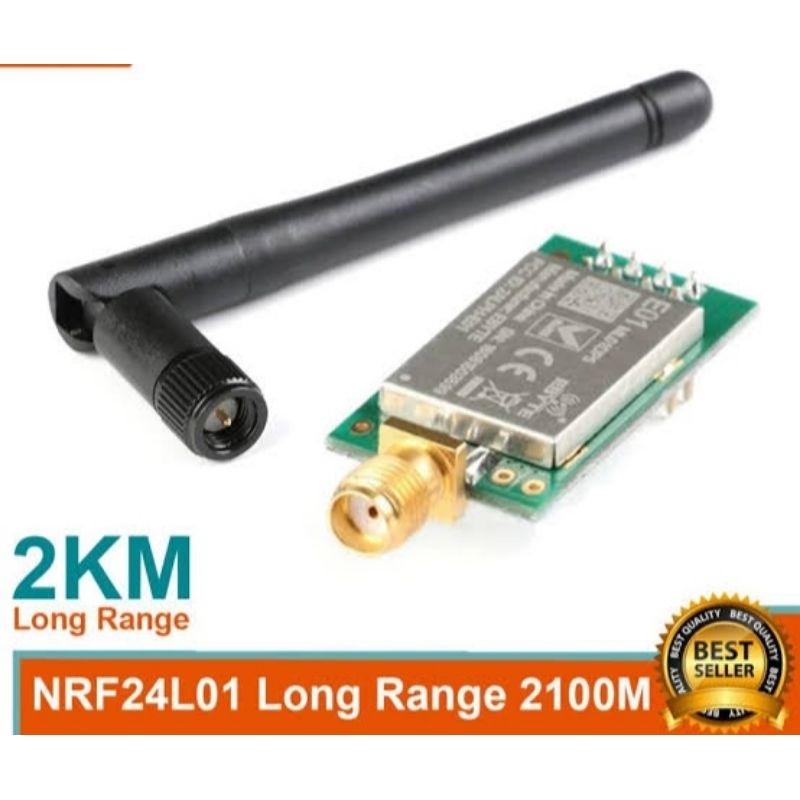 Jual NRF24L01 WIRELESS TRANSCEIVER 2,4GHZ LONG RANGE 2100M FOR ARDUINO ...