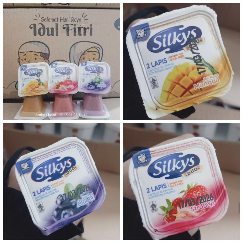 Jual Silkys Duo Puding Mix 3 Rasa Buah Gula Aren 500g | Shopee Indonesia