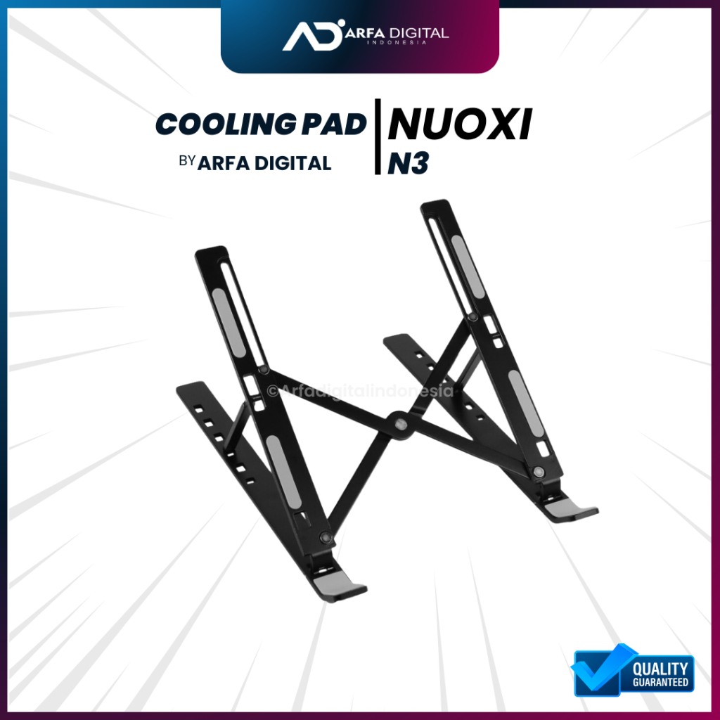 Jual Laptop Stand NUOXI N3 Foldable Adjustable Aluminium 12-17 Inch ...
