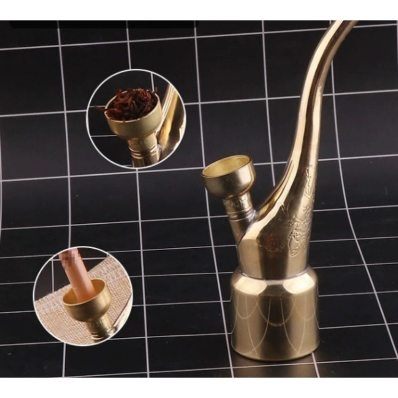 Jual pipa saringan racun rk water pipe full metal logam | Shopee Indonesia