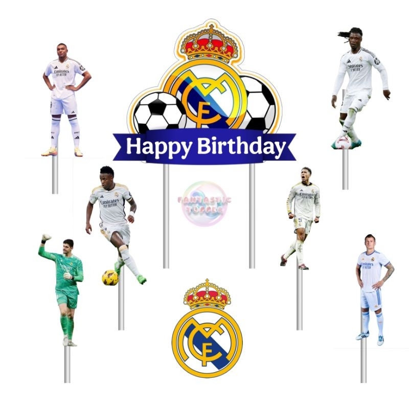 Jual Topper bola club / hiasan kue ulang tahun | Shopee Indonesia