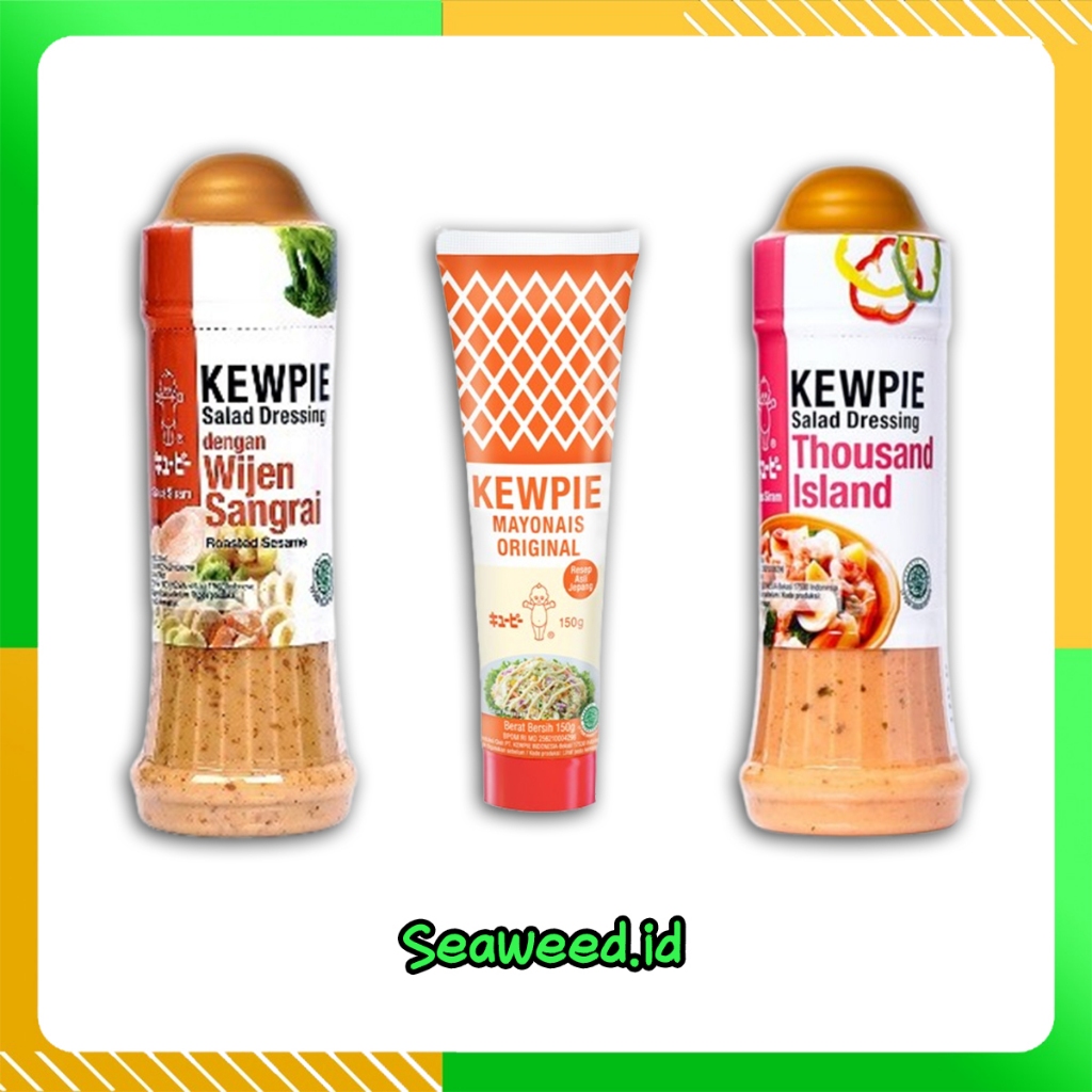 Jual KEWPIE Mayonaise BOTOL ALL Variant Salad Dressing Original / Wijen Sangrai / Thousand ...