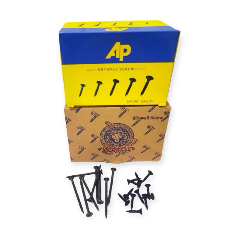 Jual Skrup Sekrup Gypsum Gipsum Baja Drywall Screw AP ROYCE 1kotak 1dus ...