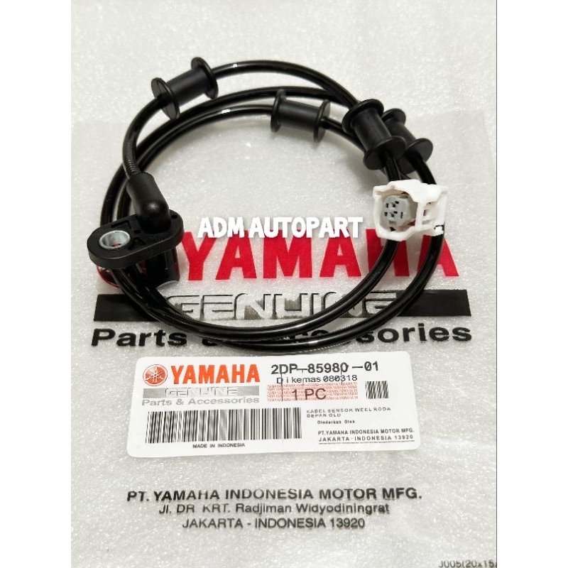 Jual KABEL WHEEL SENSOR SPEED DEPAN ABS 2DP-85980 NMAX 155 OLD AEROX ...