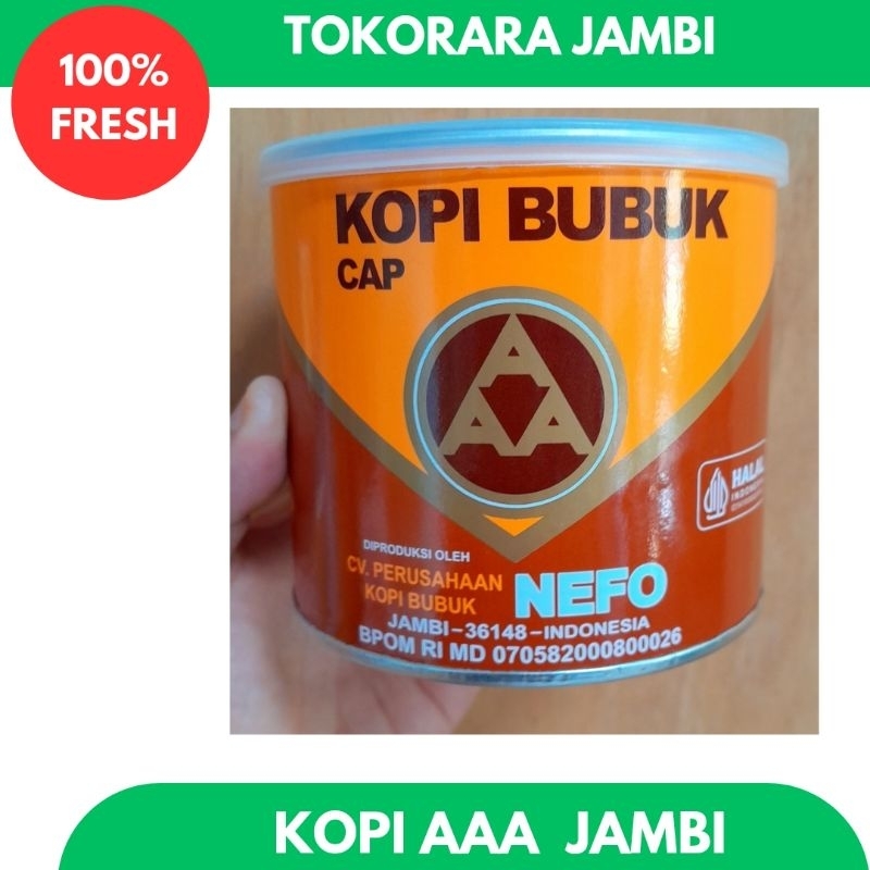Jual Kopi Bubuk Nefo AAA kemasan Tin-tokorara.jambi | Shopee Indonesia