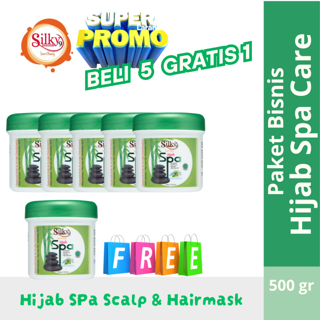 Jual Silky9 pro Paket Bisnis Buy 5 free1 Hijab Spa | Shopee Indonesia