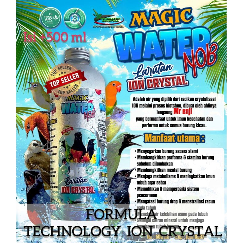 Jual Magic Water Nob Larutan Ion Minuman Burung juara cairan penggacor ...