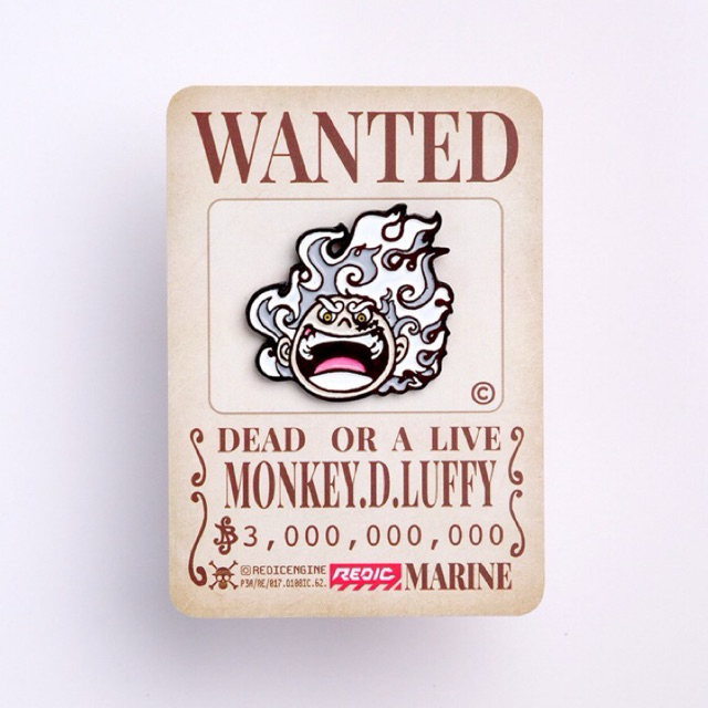 Jual Pin Enamel Head Luffy Sun God Nika | Shopee Indonesia