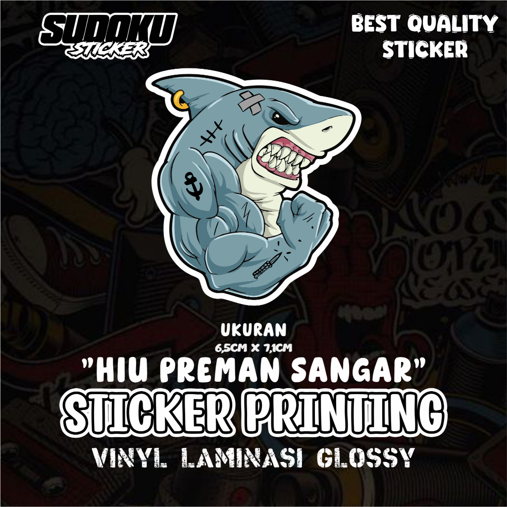 Jual STICKER STIKER PRINTING HIU PREMAN SANGAR VIRAL | Shopee Indonesia