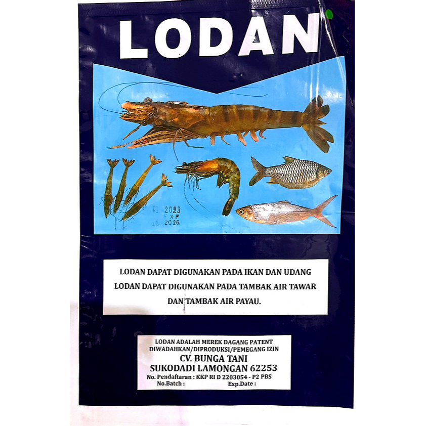 Jual Lodan 500 gram suplemen ikan udang dan penetralisir air tambak ...