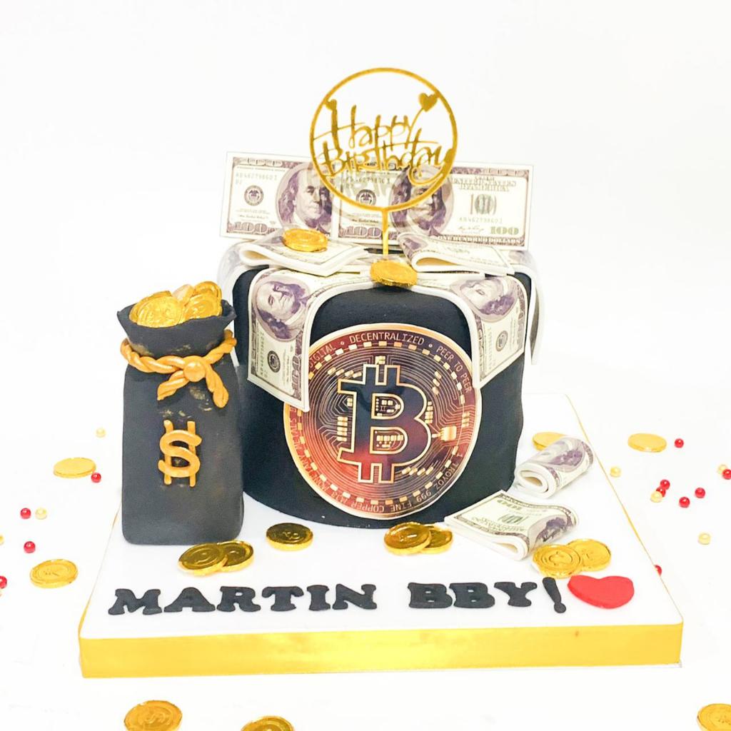 Jual Kue Ulang Tahun/Birthday Cake/Kue ultah tema Dollar/Kue dollar/Kue ...