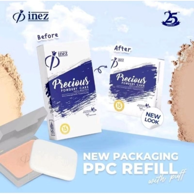 Jual INEZ Precious Powdery Cake Refill | Inez Refil PPC | Shopee Indonesia