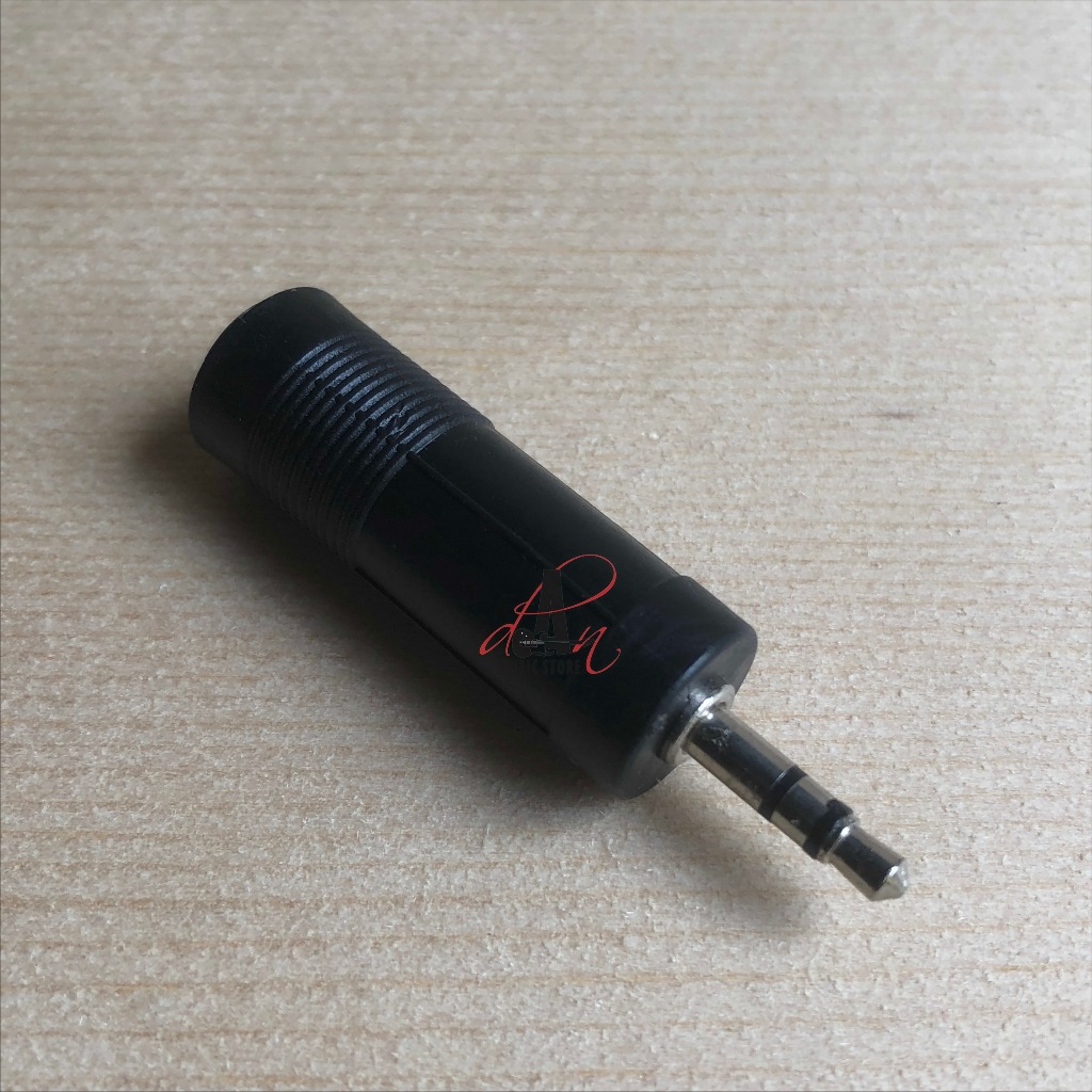 Jual Jack converter Stereo Plastik 6.5mm to 3.5mm (TOA-Mini Stereo atau ...