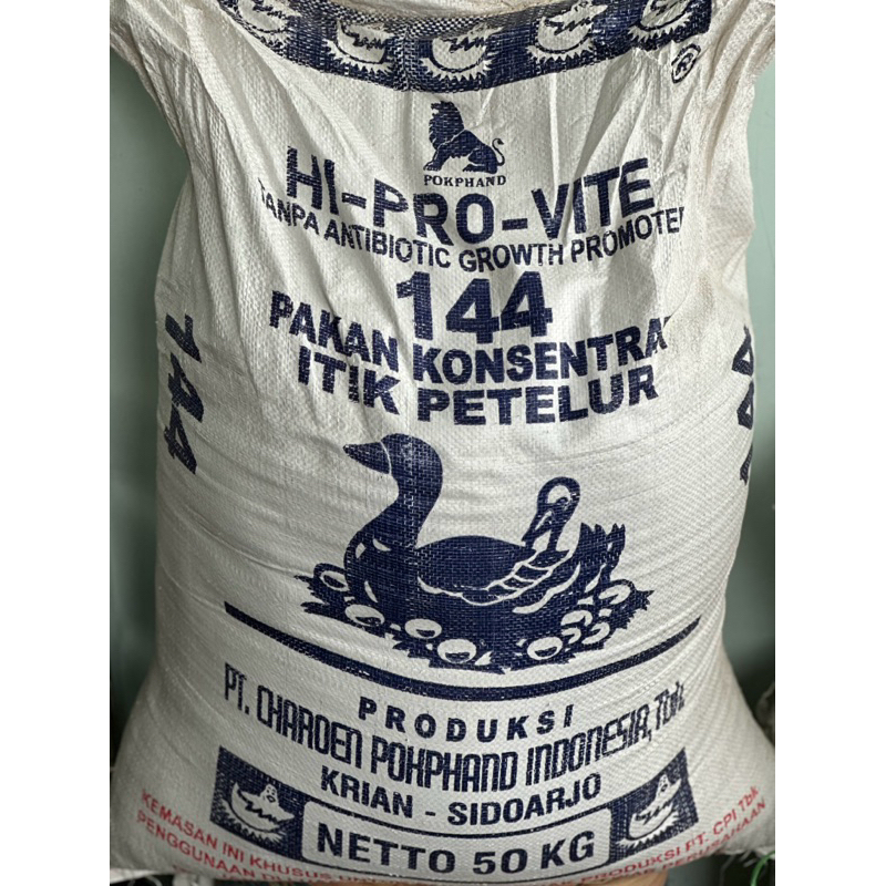 Jual Konsentrat Bebek Petelur 144 - Charoen Pokphand | Untuk Bebek / Itik / Mentok Petelur ...