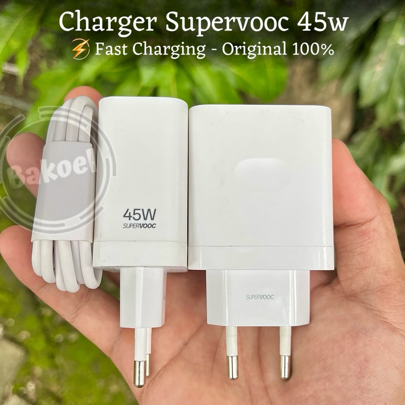 Jual Charger OPPO SUPERVOOC 45W Original 100% Copotan Hp A3X A3 Pro, A5 ...