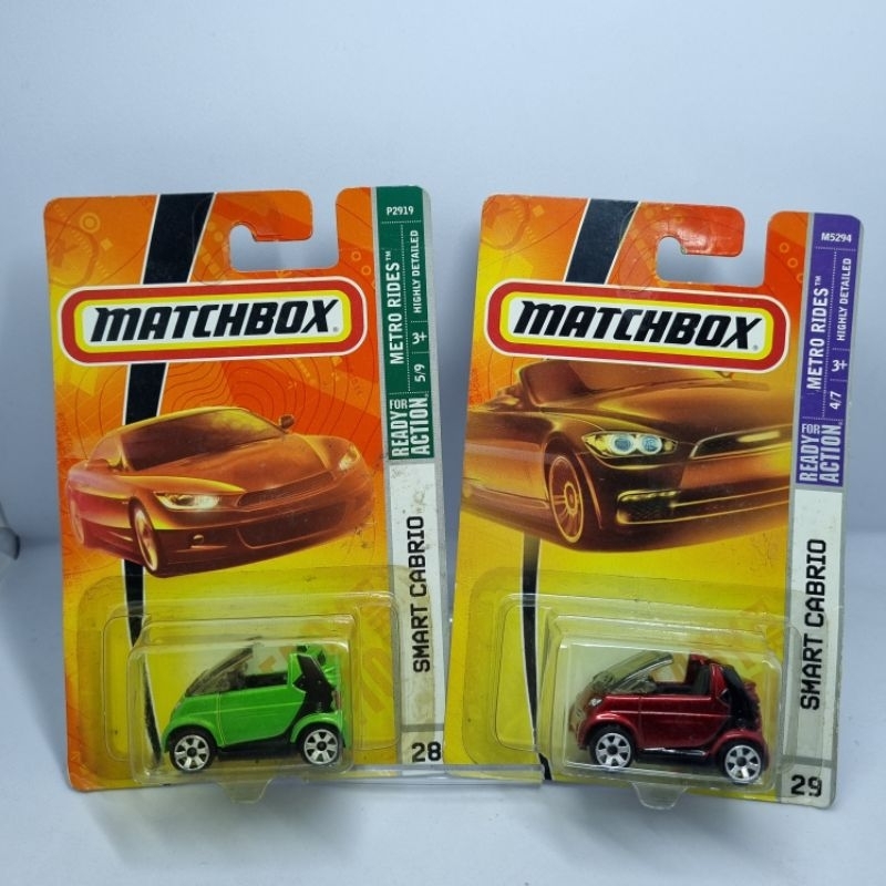 Jual Diecast MATCHBOX 1:64 paket Duo SMART CABIRO | Shopee Indonesia