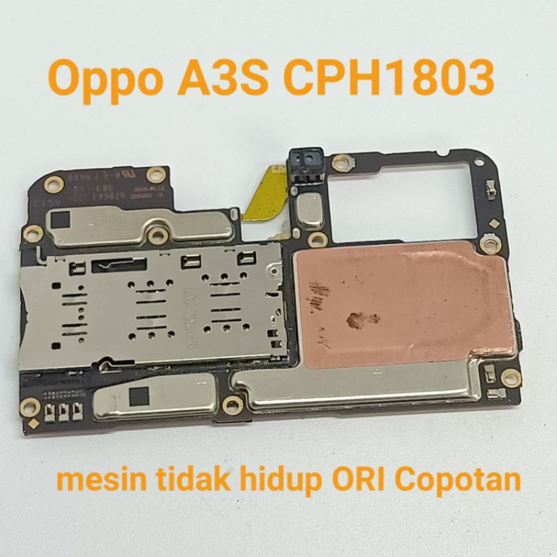 Jual mesin Oppo A3s CPH1803 original minus matot tidak mau yala sesuai ...