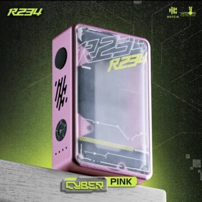 Jual Device Hotcig R234 Cyber Pink Mod Only Dual Battery By Hotcig x ...