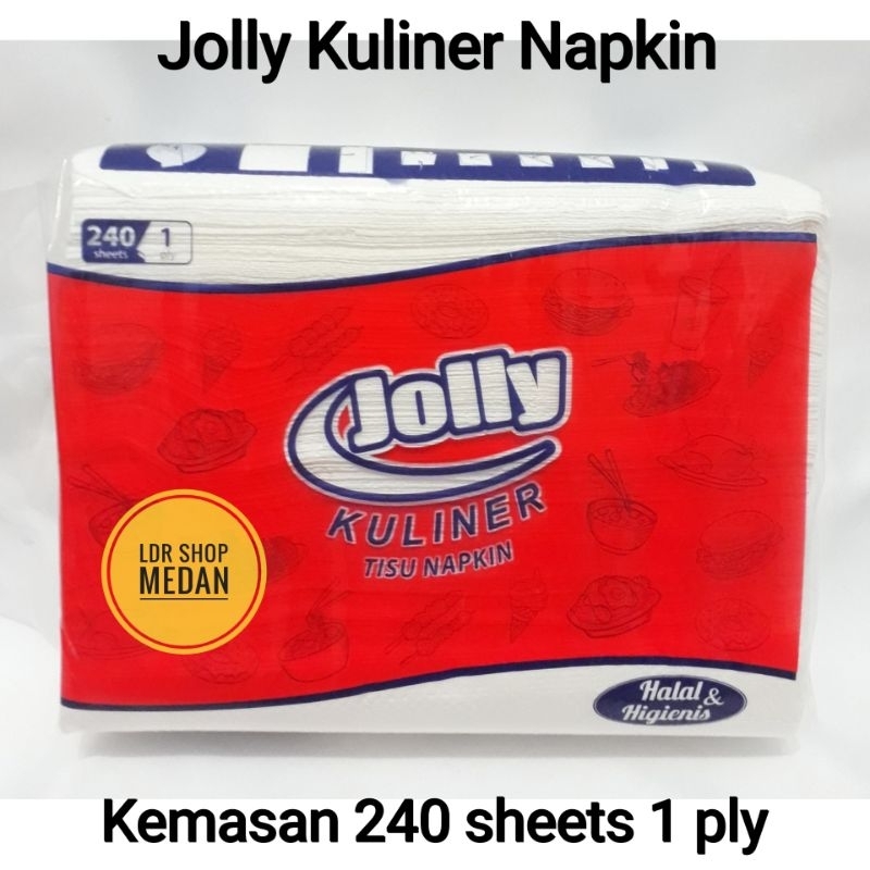 Jual [KHUSUS Gosend/ Grab] Jolly Napkin Tissue Tisu Jolly Kuliner ...