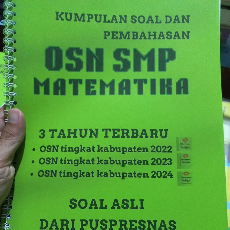 Jual Soal dan Pembahasan OSN MATEMATIKA SMP, OSNK MATEMATIKA SMP, OSN MATEMATIKA SMP tingkat ...