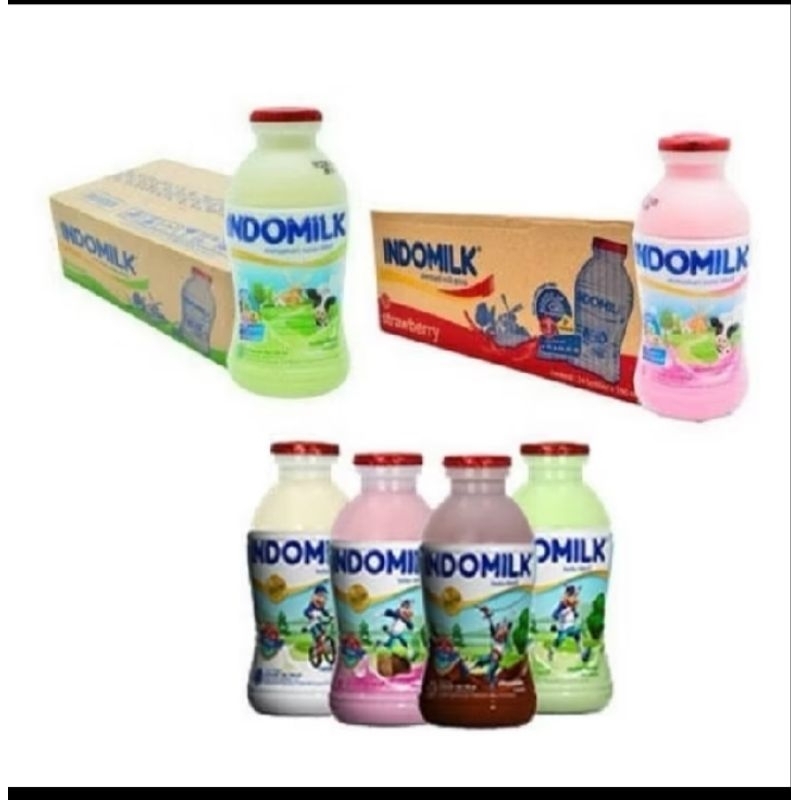 Jual Susu indomilk botol cair 190 ml | Shopee Indonesia