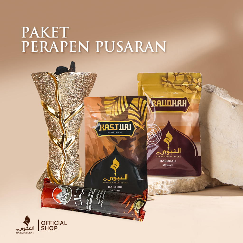 Jual [ Spesial 10.10 ] Nabawi Scent Paket Prapen Pusaran Bukhur Arab ...
