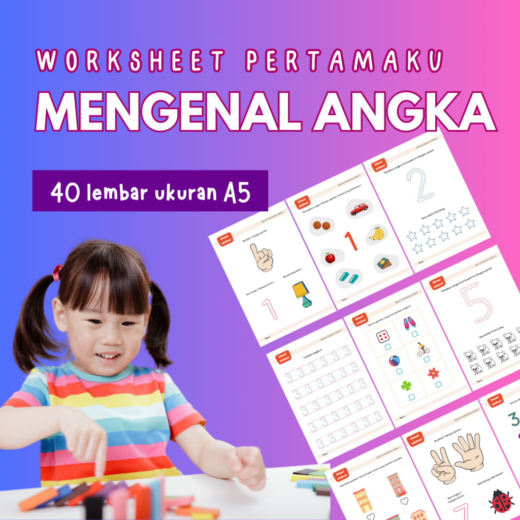 Jual WORKSHEET PERTAMAKU : MENGENAL ANGKA | Shopee Indonesia