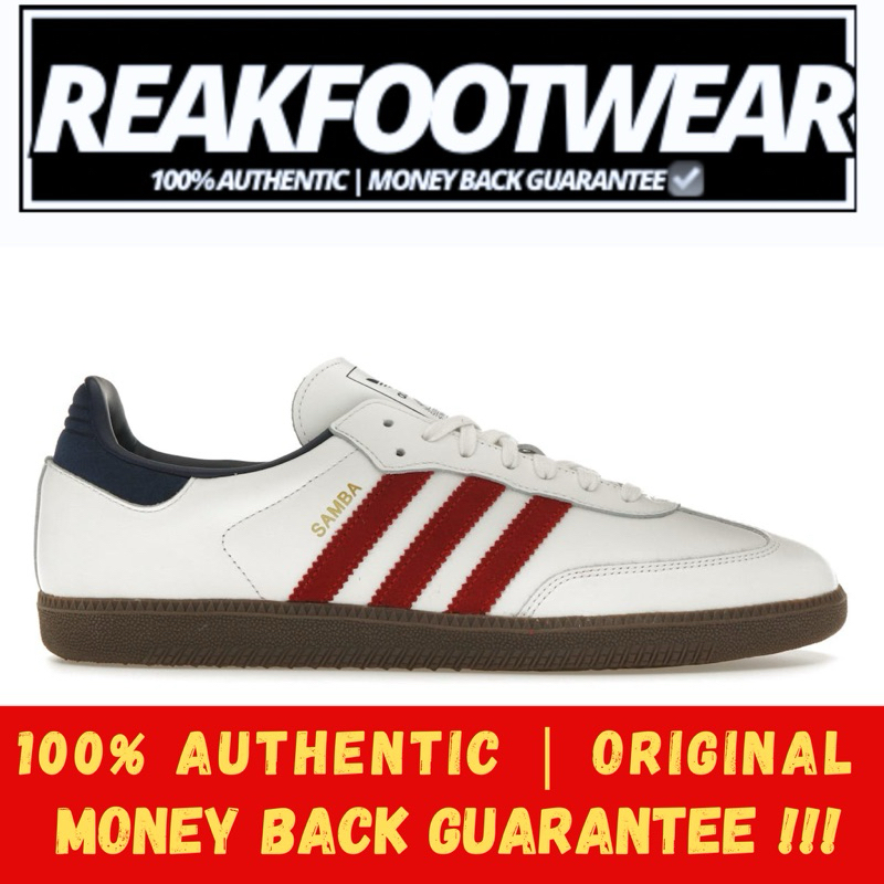 Jual Adidas Samba OG Team Victory Red Night Indigo 100% Authentic ...