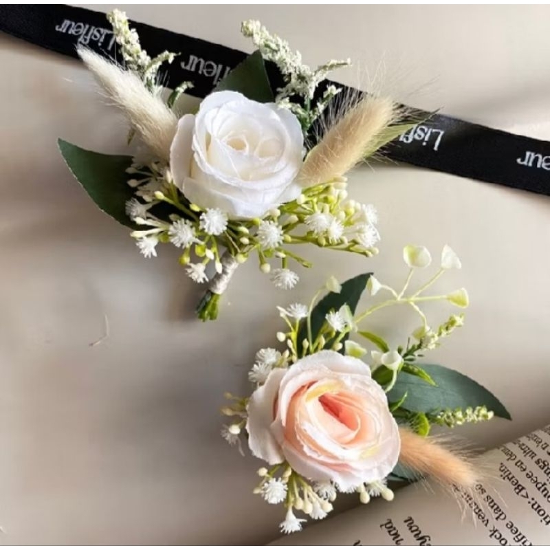 Jual Bunga saku pin wedding pengantin pria | Shopee Indonesia