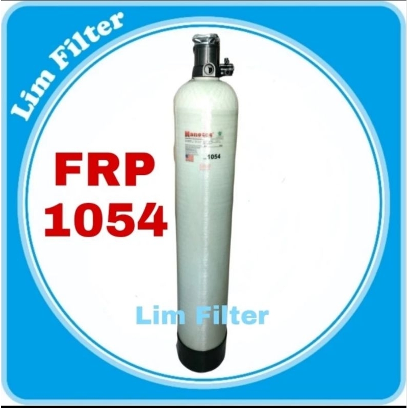 Jual TABUNG FILTER AIR FRP 1054 NANOTEC + HEAD VALVE SOFTENER (BELUM ...