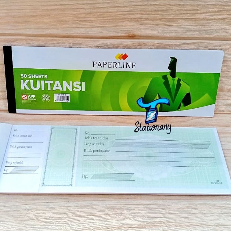 Jual Buku Kwitansi PAPERLINE Besar 50B (MINIM PEMBELIAN 2 BUKU ...