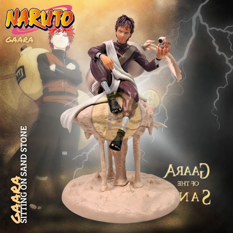Jual Action Figure Gaara Statue Naruto Sitting On Sand Stone Kazekage ...