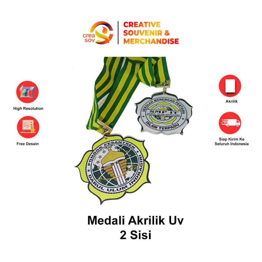 Jual Creasov - Medali Akrilik 2 Sisi / Bolak Balik Mendali Medali ...