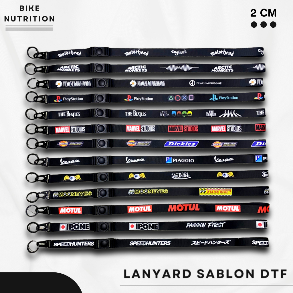 Jual LANYARD ID CARD VONDUTCH GANTUNGAN KUNCI MOTUL KEYCHAIN IPONE ID ...