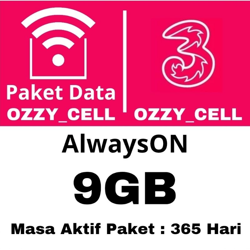Jual Kuota TRI AON AlwaysOn FULL 24 jam tanpa pembagian masa aktif ...