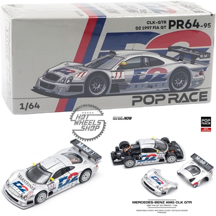Jual POP RACE MERCEDES BENZ AMG CLK GTR 1997 FIA GT D2 PRIVAT | Shopee ...