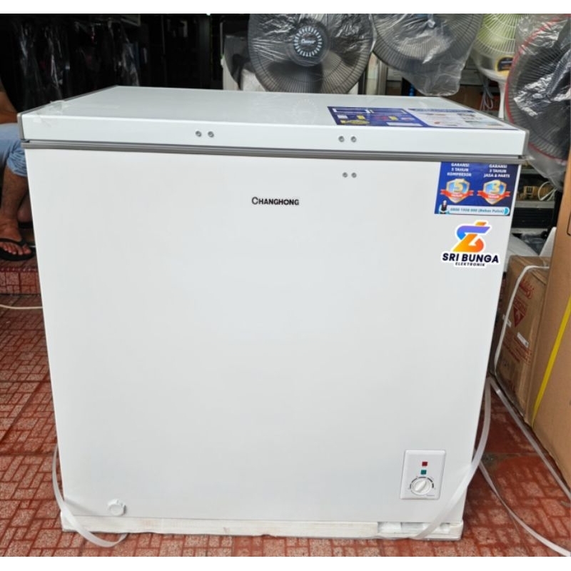 Jual CHANGHONG Chest Freezer FCF 266 DW Freezer Box 200 Liter | Shopee ...