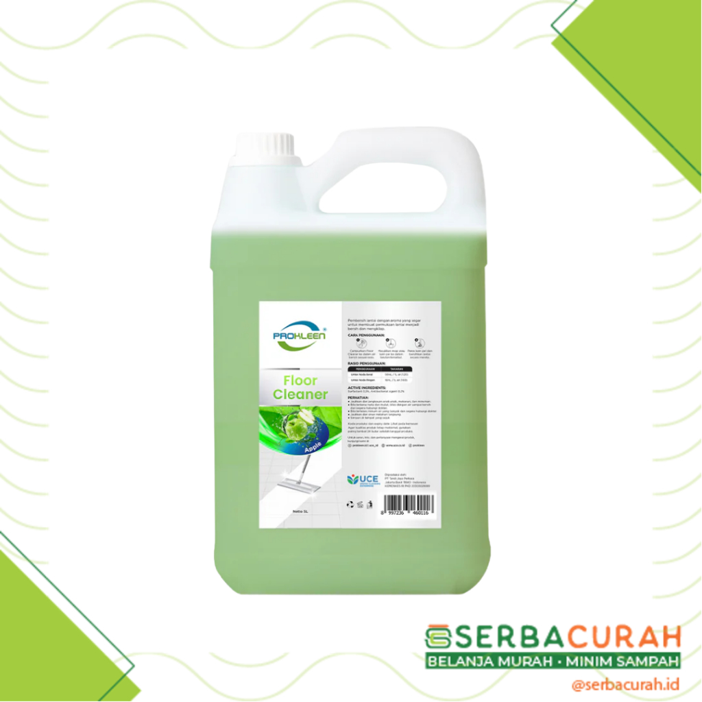 Jual Prokleen Floor Cleaner Apple | Sabun Pel Lantai | Jerigen 5 L ...