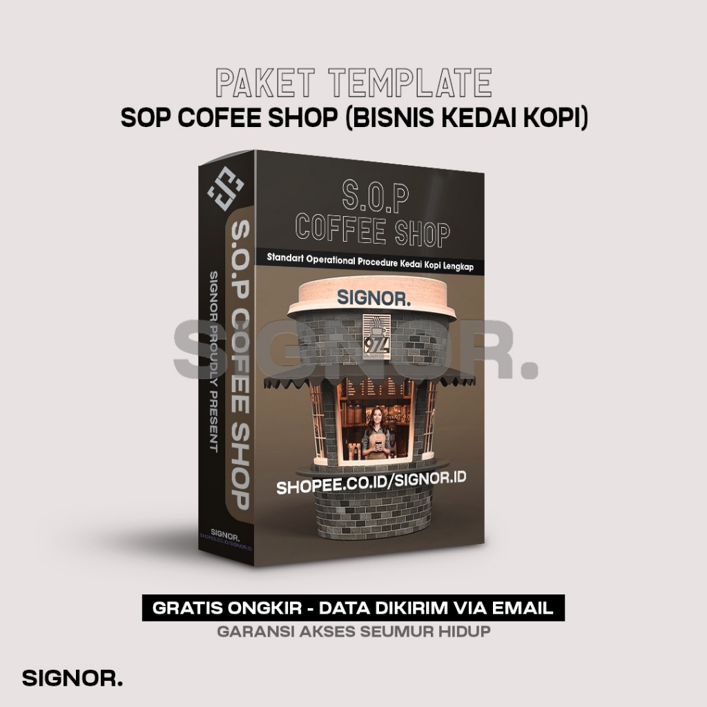 Jual [Q8354] Paket SOP COFFEE SHOP - Panduan Standar Operasional Lengkap untuk Kedai Kopi ...