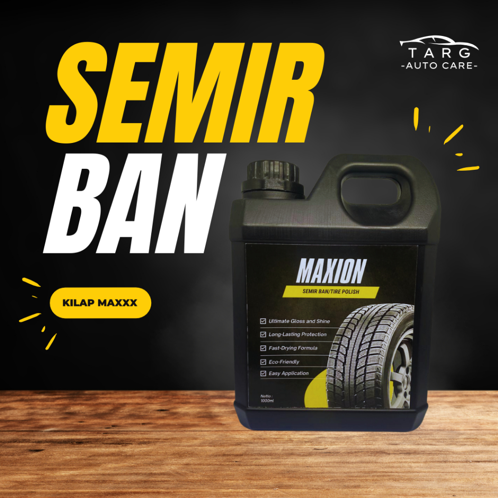 Jual Maxion Semir Ban Mobil & Motor 1 Liter | Kilap Maksimal, Tahan ...