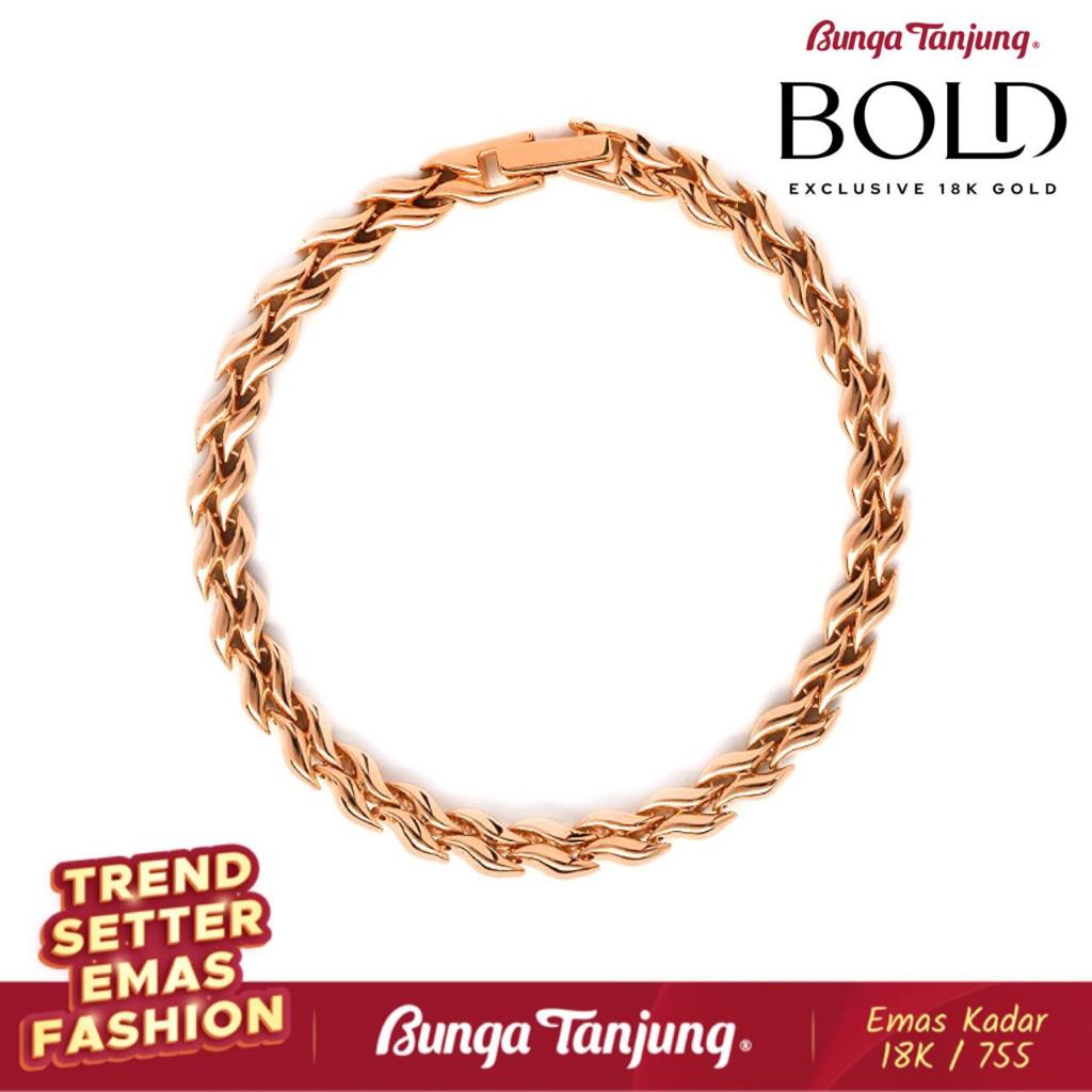 Jual GELANG AKIRA BOLD - EMAS 18K - BUNGA TANJUNG GOLD | Shopee Indonesia