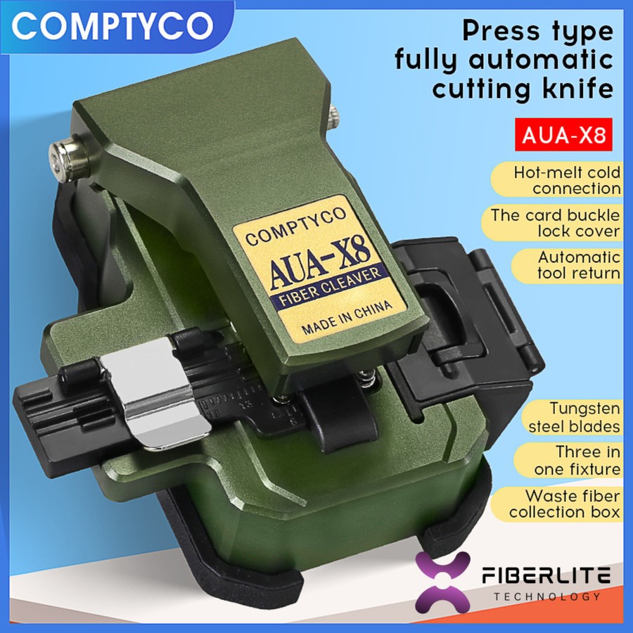 Jual Fiber Cleaver TEKAN POTONG OTOMATIS AUA-X8 COMPTYCO TYPE ONE PRESS ...