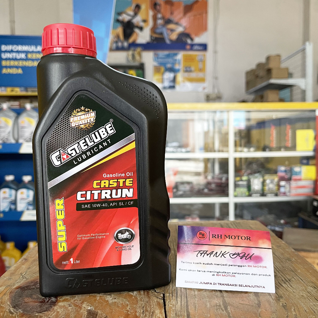 Jual Oli Castelube Citrun (SAE 10W-40) (1L) | Shopee Indonesia
