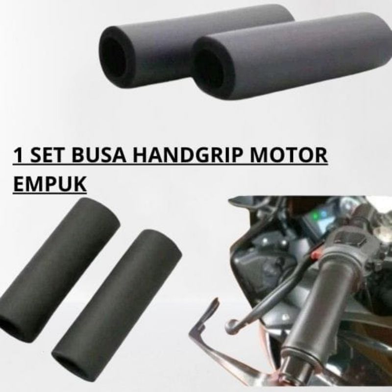 Jual Busa pengaman handgrip motor busa hanfat motor empuk universal ...