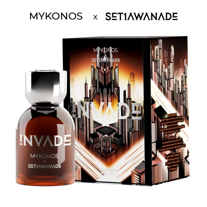 Jual Mykonos Invade X Ade Setiawan Extrait De Parfume 50 ML | Shopee ...