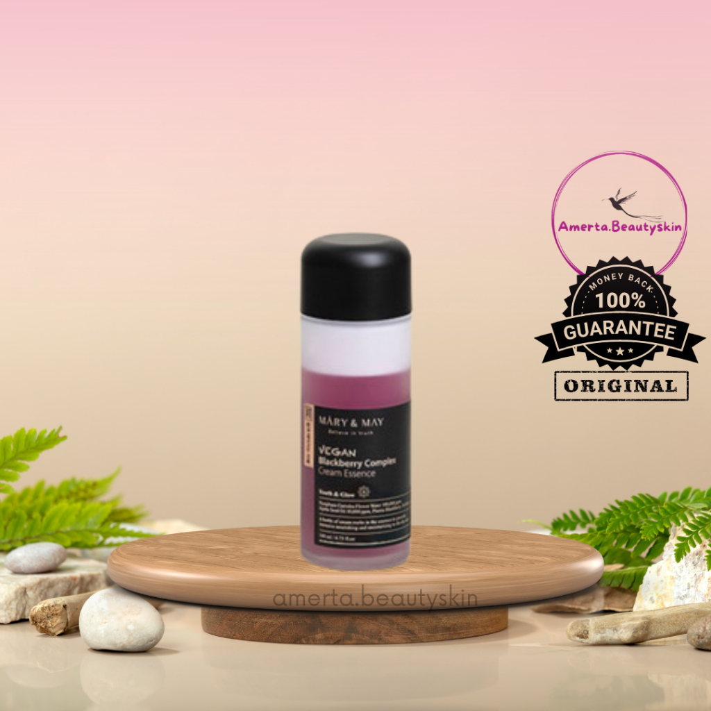 Jual READY Mary&May Vegan Blackberry Complex Cream Essence 140ml | Shopee Indonesia