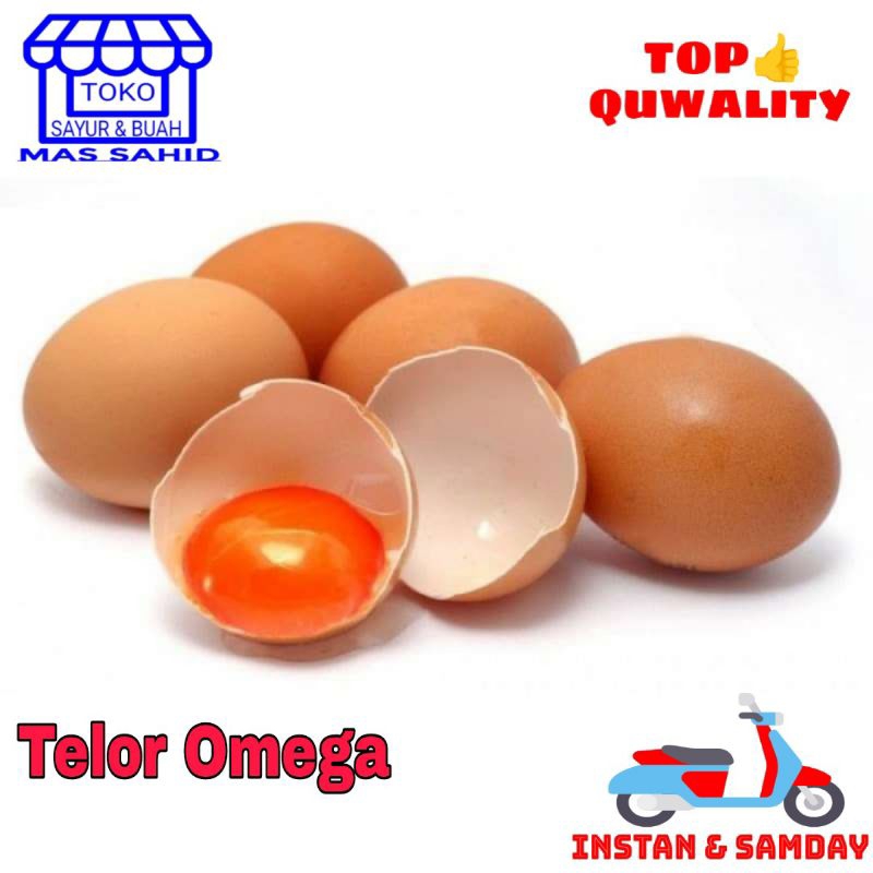 Jual Telor Omega Telur Ayam Omega 10 Butir Kirim someday & instan ...