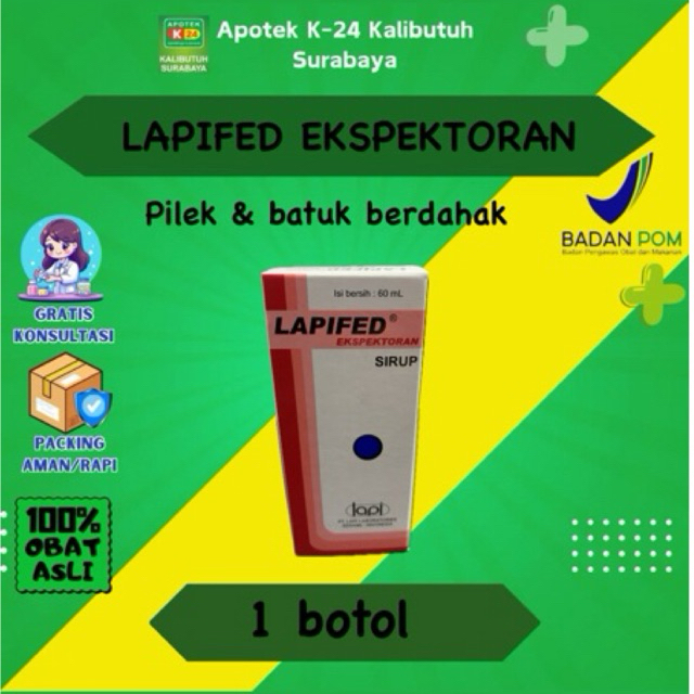 Jual Lapifed Ekspektoran 60ml | Shopee Indonesia