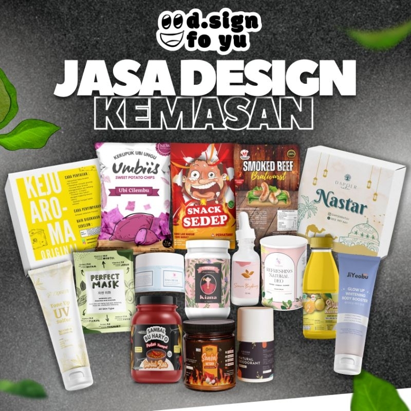 Jual [HARGA PROMO] JASA DESAIN DESIGN GRAFIS KEMASAN POUCH, KEMASAN BOX ...